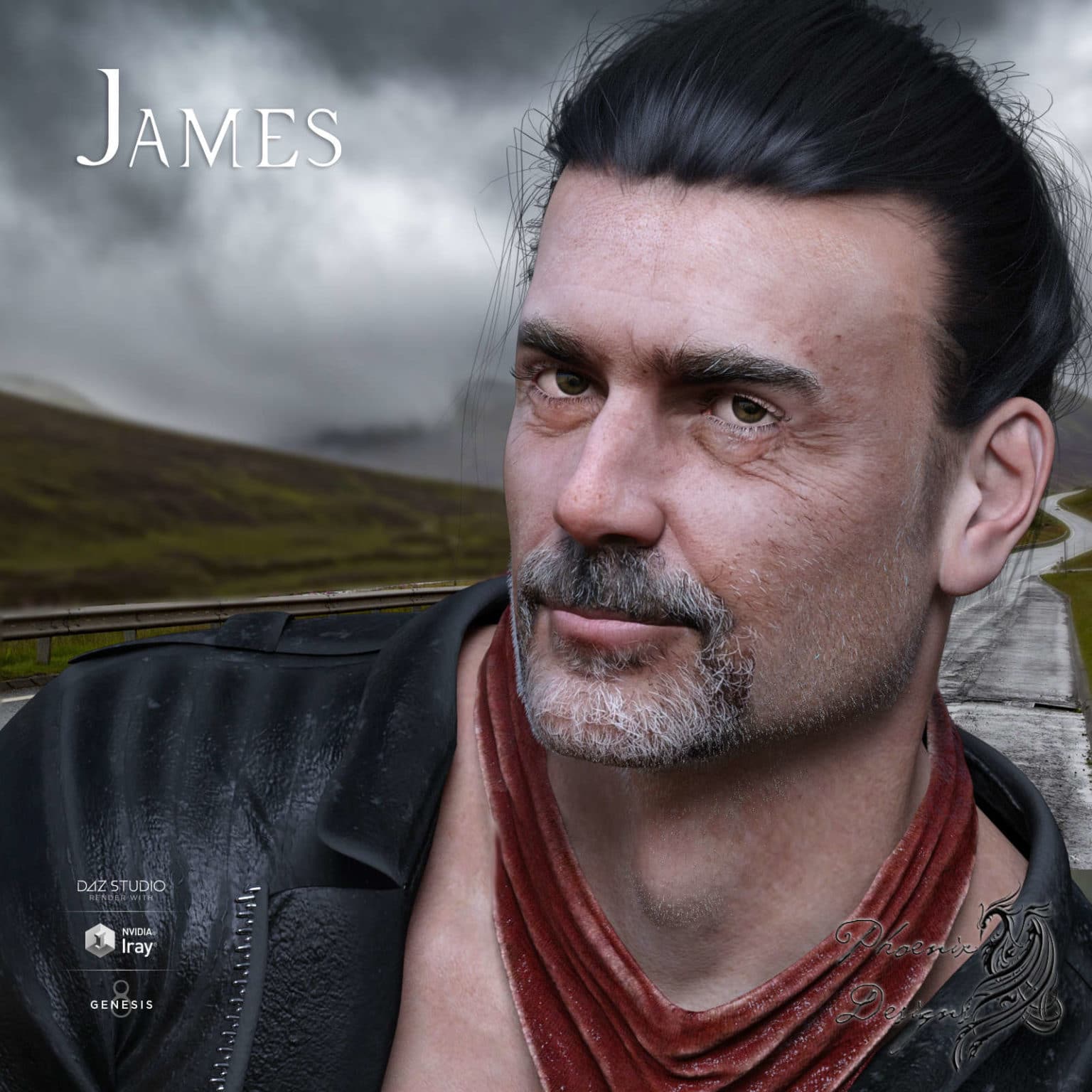 Phx James for Michael 8 - Daz Studio - Pixel Sizzle